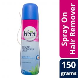 Veet Spray On Hair Removal Cream Sensitive 150ml - The Online Pharmacy