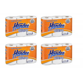 Handee Ultra Paper Towels 2ply White 3 Pack [Bulk Buy 4 Units] - The ...