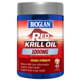 Bioglan Red Krill Oil Double Strength 1000mg - 60 capsules - The Online ...