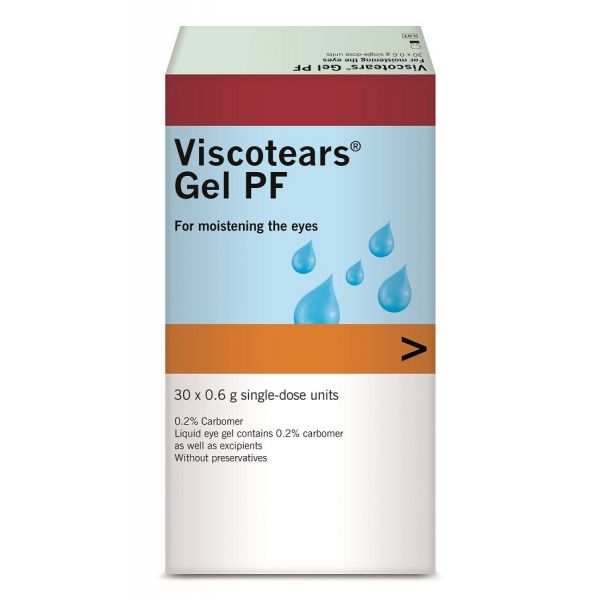 Viscotears Gel PF 30 x 0.6g Single Dose Units - The Online Pharmacy