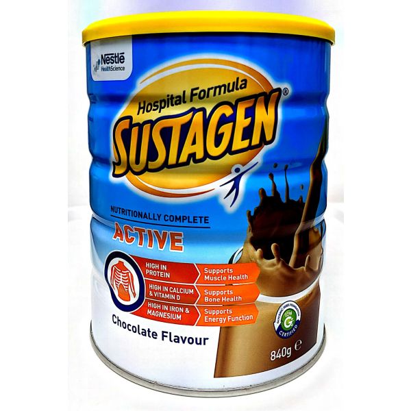 Sustagen Hospital Formula Active Chocolate Flavour 840g - The Online ...