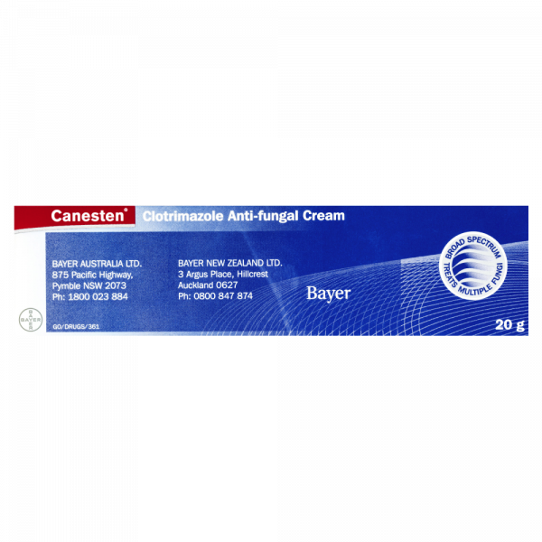 Canesten Clotrimazole Anti-Fungal Cream 20g (S2) - The Online Pharmacy