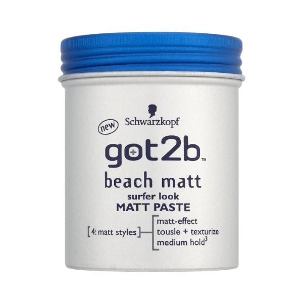 Schwarzkopf Got2b Beach Matt Paste 100ml - The Online Pharmacy