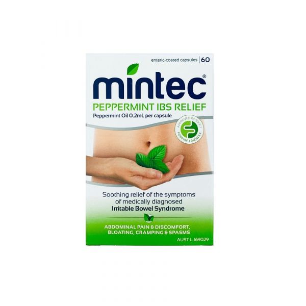Mintec IBS Relief Capsules 60 - The Online Pharmacy