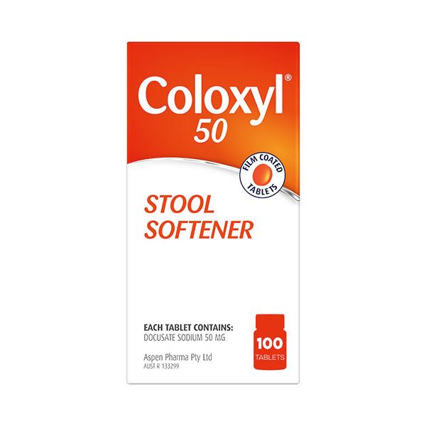 Coloxyl 50mg 100 Tablets - The Online Pharmacy