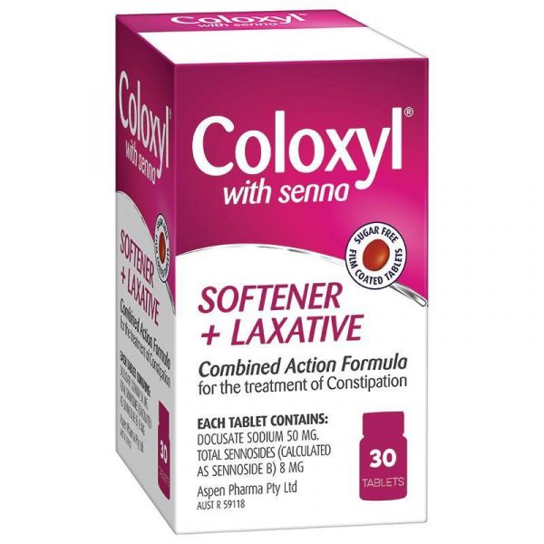 Coloxyl with Senna 30 Tablets - The Online Pharmacy