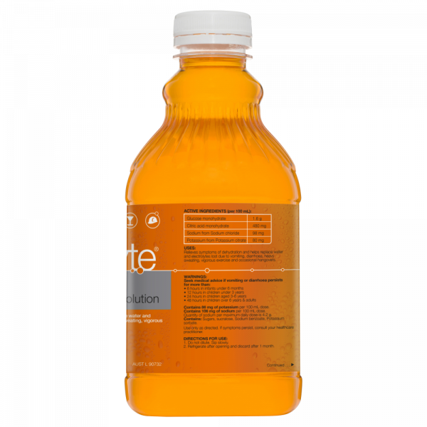 Hydralyte Ready to Use Liquid Orange Flavoured 1 litre - The Online ...