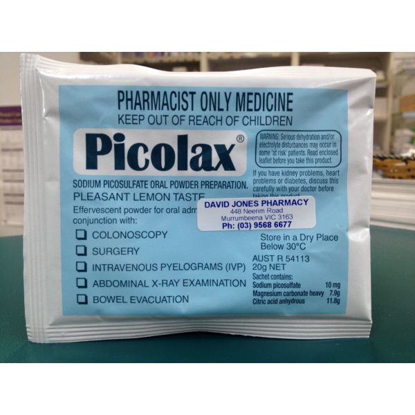 PicoLax Lemon Sachet 20g (S3) - The Online Pharmacy