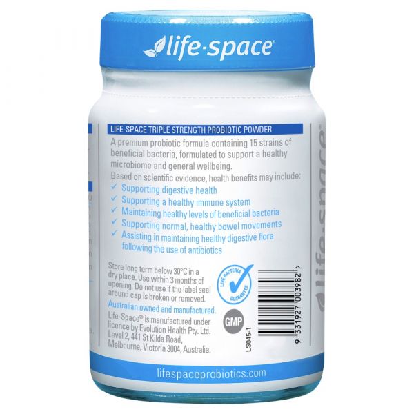 Life Space Probiotic Triple Strength Powder 30g - The Online Pharmacy