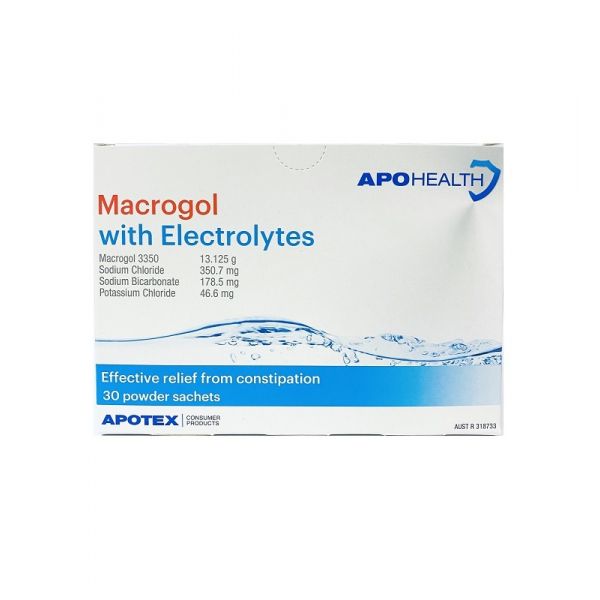 APO Macrogol With Electrolytes Sachets 30 - The Online Pharmacy